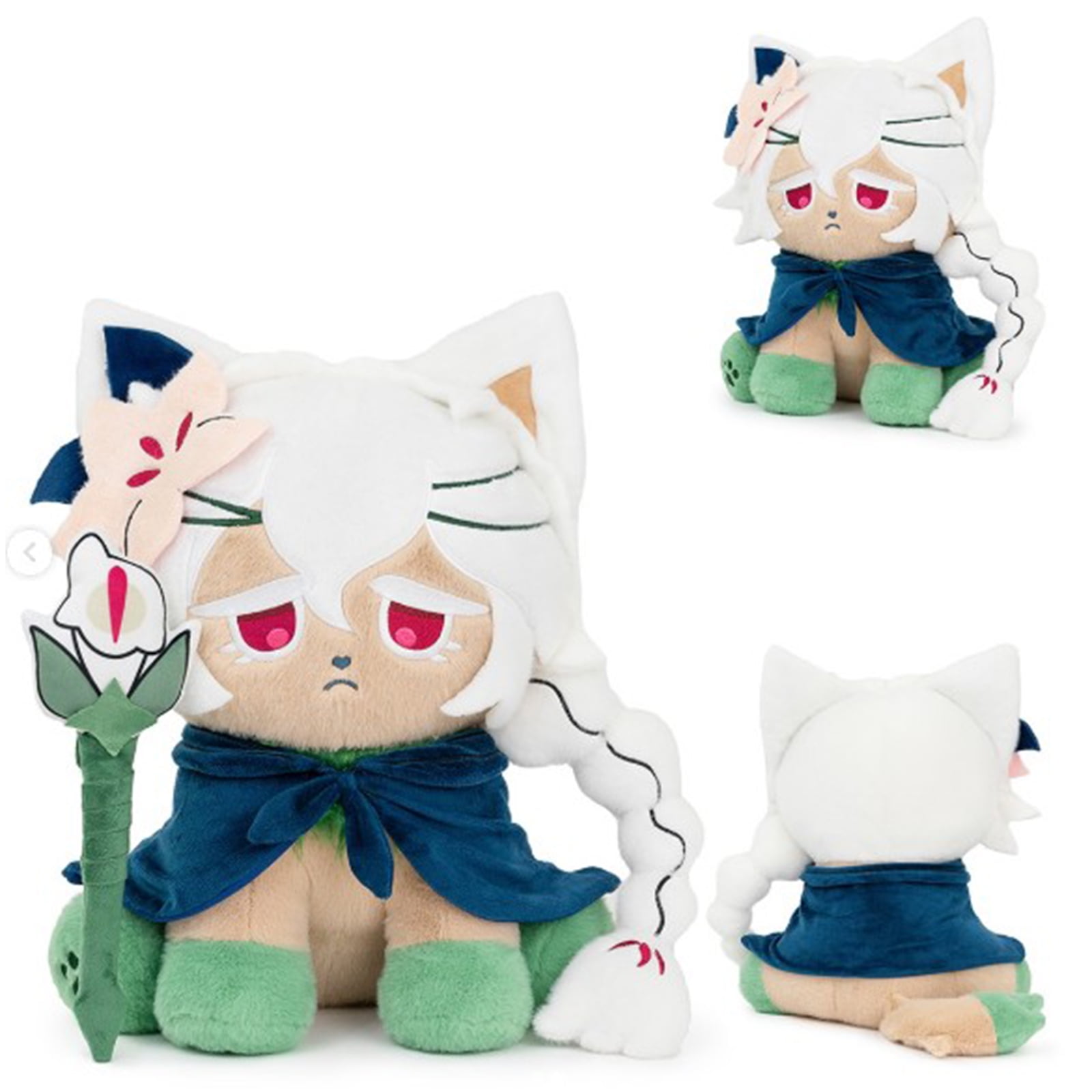 LzyK Plush-shop White Lily Meow Plush Toy – 9.8 Inch Collectible Plush Inspired by White Lily ...