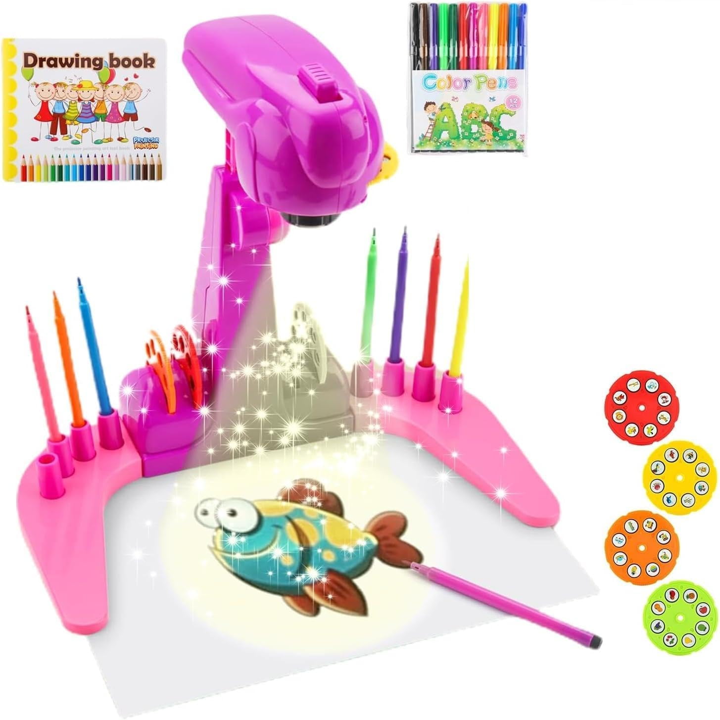 Lzyawe Projector Drawing for Kids,Smart Projector Draw Sketch Toy，with ...
