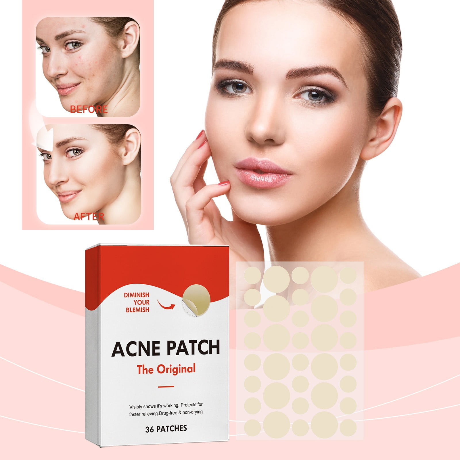 Lzymus Clearance! Nose patch Pox Patch Hydrocolloid Pimple Patch ...