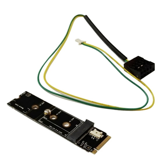 M.2 A+E To M.2 M NVMe PCIE SSD Port Converter Adapter For AX200 WiFi ...