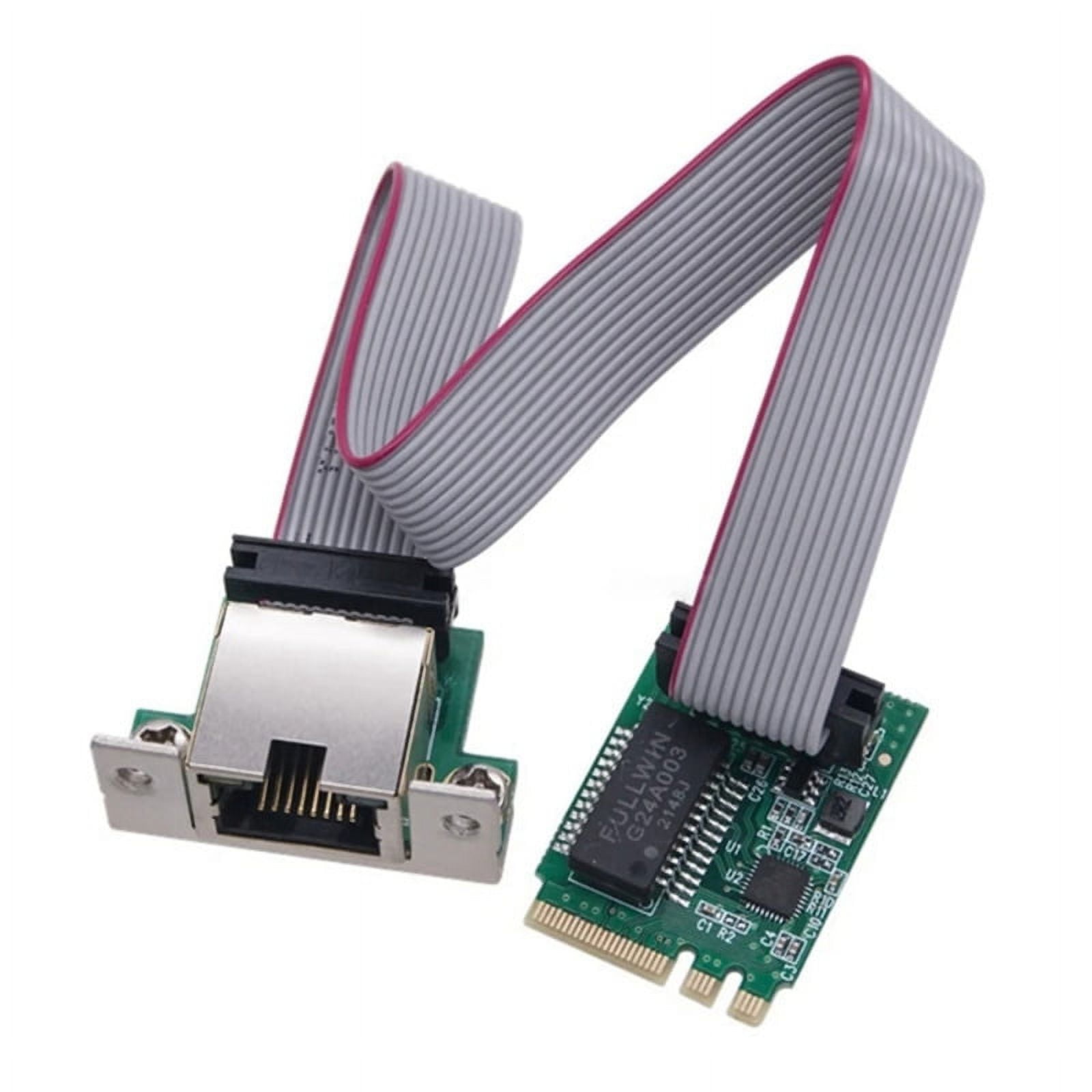 M.2 A Key and E Key Adapter Card to Single RJ45 Port 10/100/1000Mbps ...