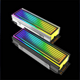 M.2 ARGB Computer Radiator 2280 SSD M2 PC RGB Nvme Cooler Heatsink ...