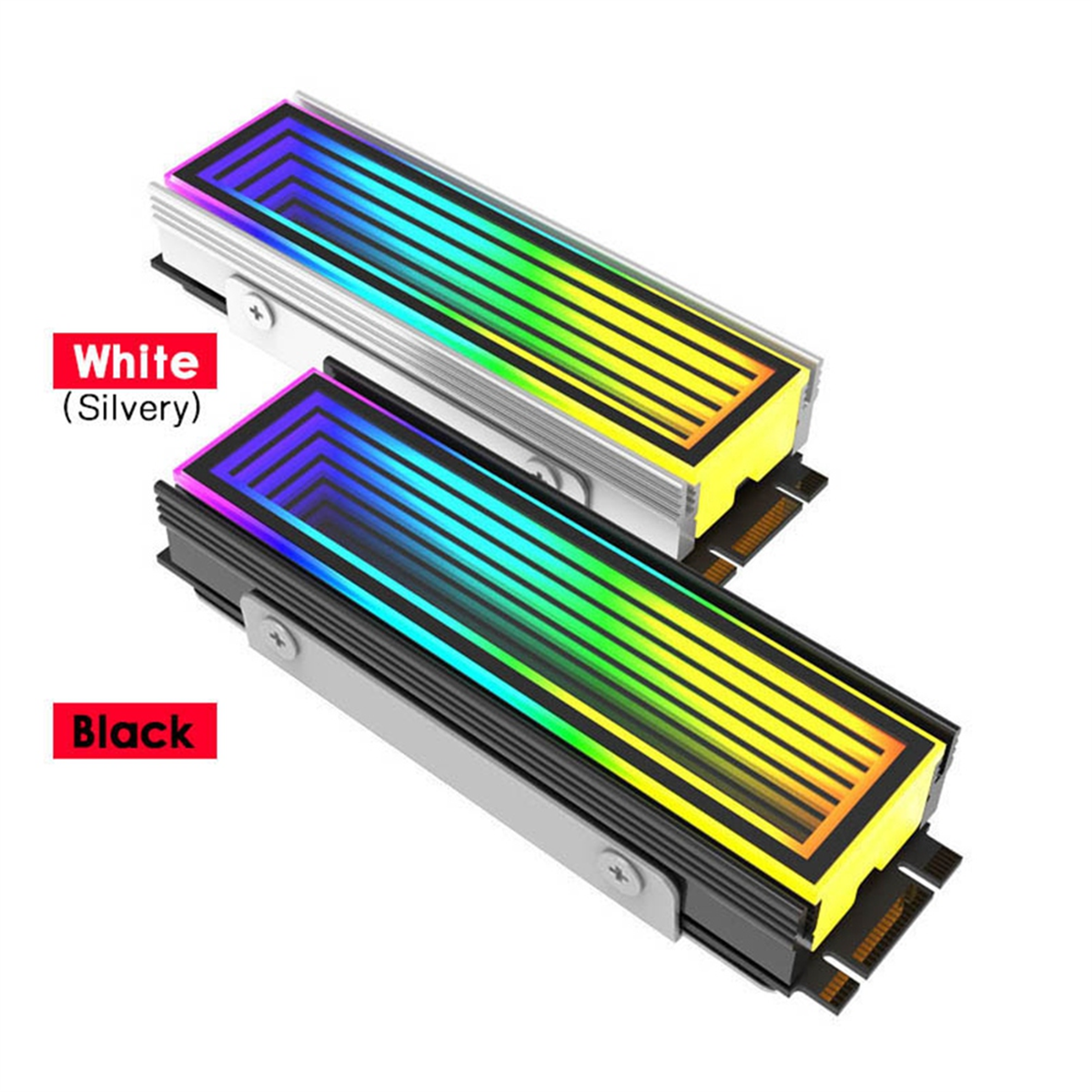 M.2 ARGB Computer Radiator 2280 SSD M2 Radiator PC RGB M.2 Nvme Cooler ...