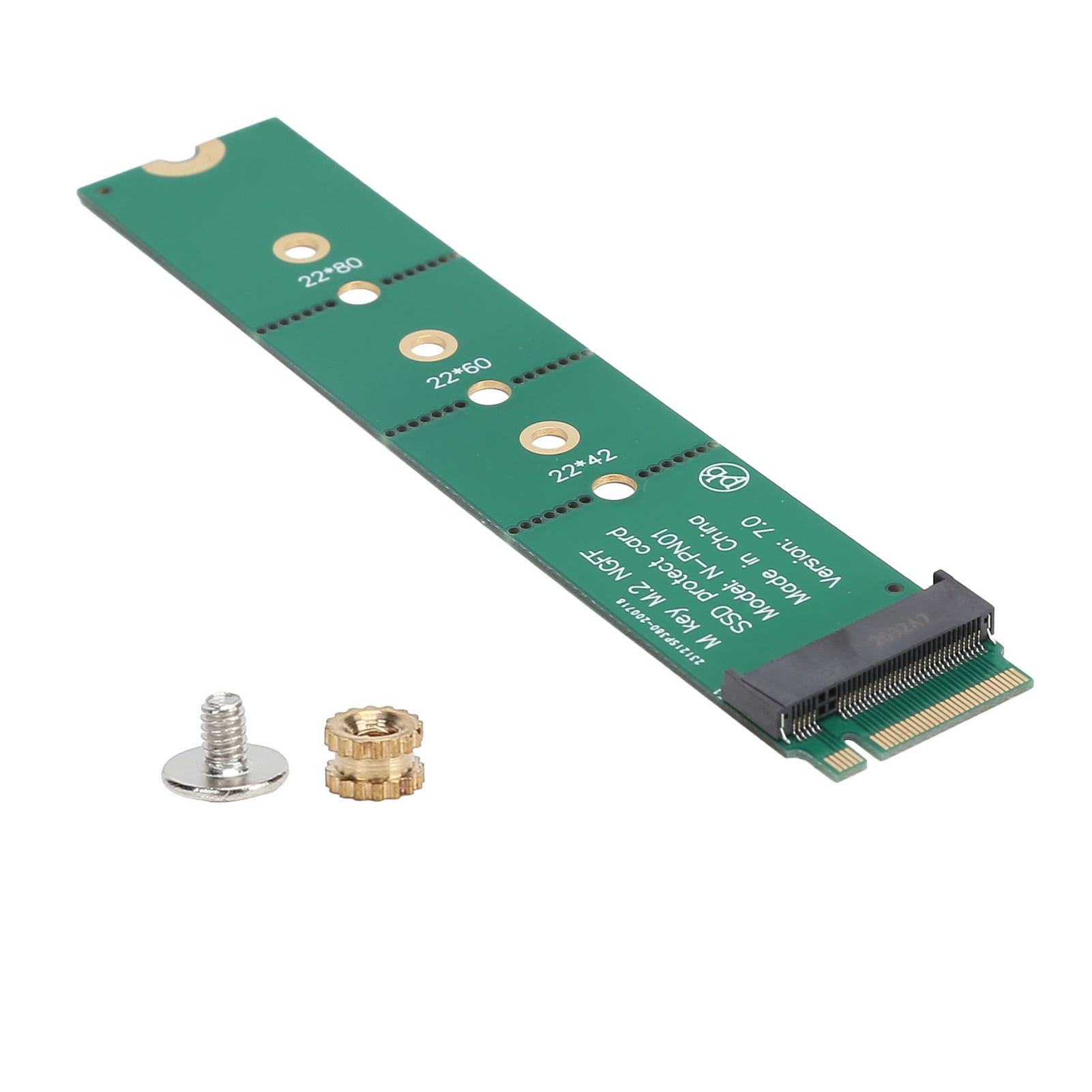 M.2 Adapter NGFF M Key SSD Protect Card Adapt Board Extension Testing ...