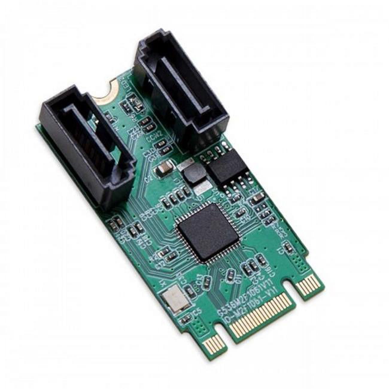 M.2 B-M Key 22x42 PCIe To 2 Port SATA III RAID Adapter Card - Walmart.com