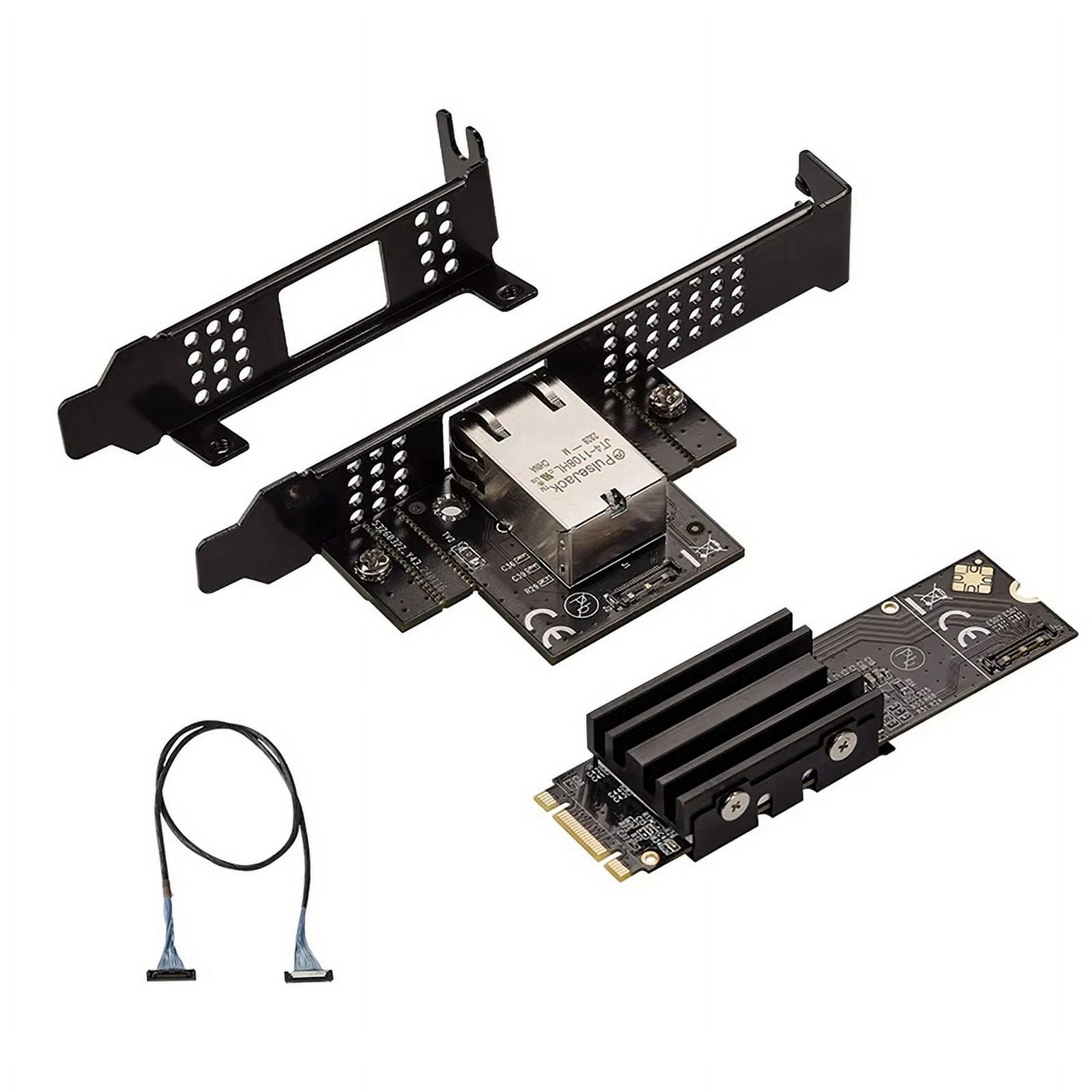 M.2 B+M Single-Port 10GbE Network Card RJ45 Ethernet Network Adapter ...