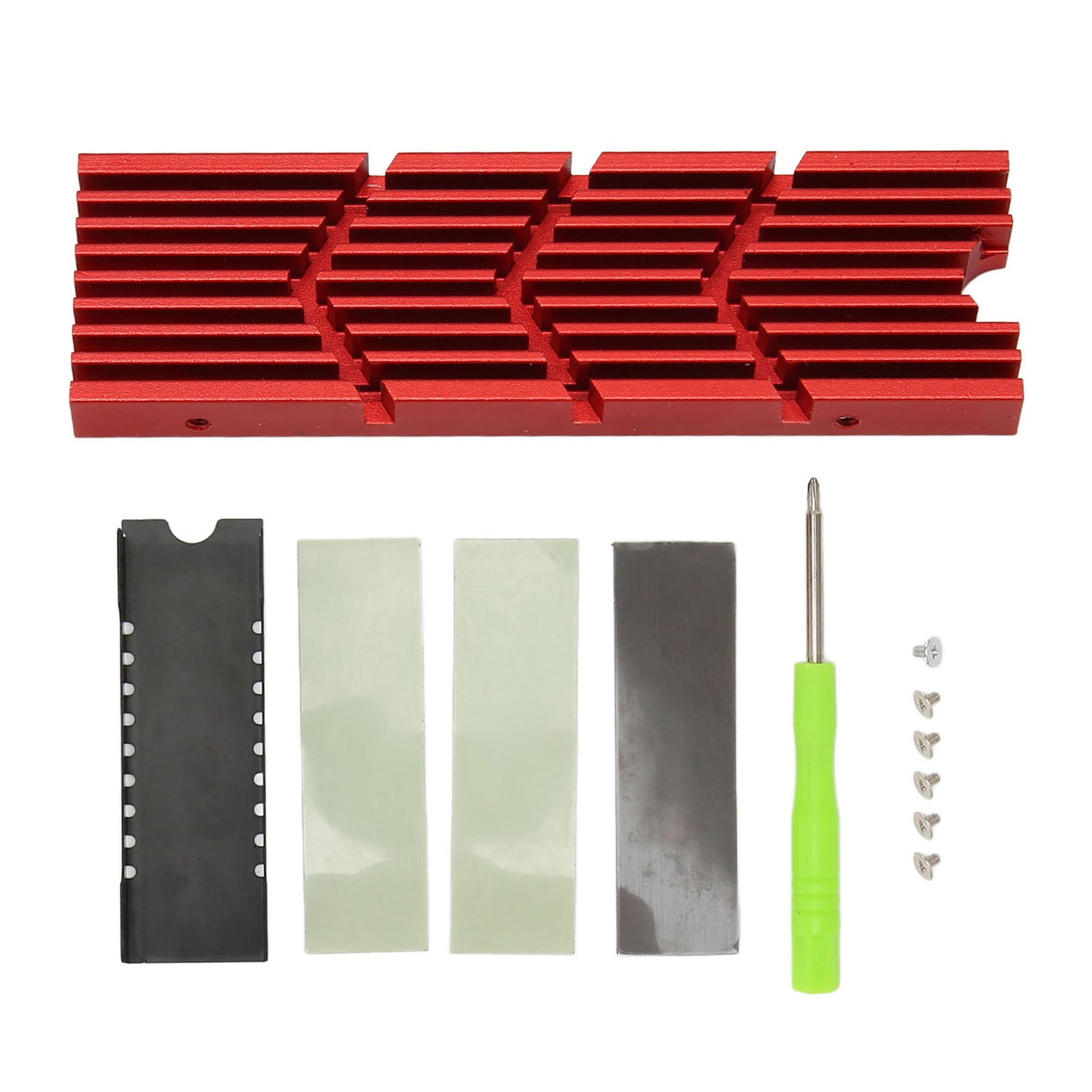 M.2 Heatsink Aluminum Alloy NVME 2280 SSD Cooler with 3 Thermal Pads ...