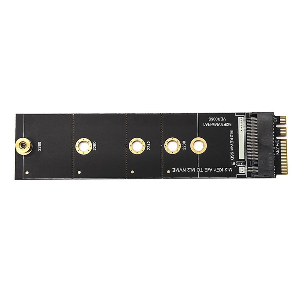 M.2 Key A E to M.2 NVME Adapter Card Solt Socket For NVMe Por j PCI SSD ...