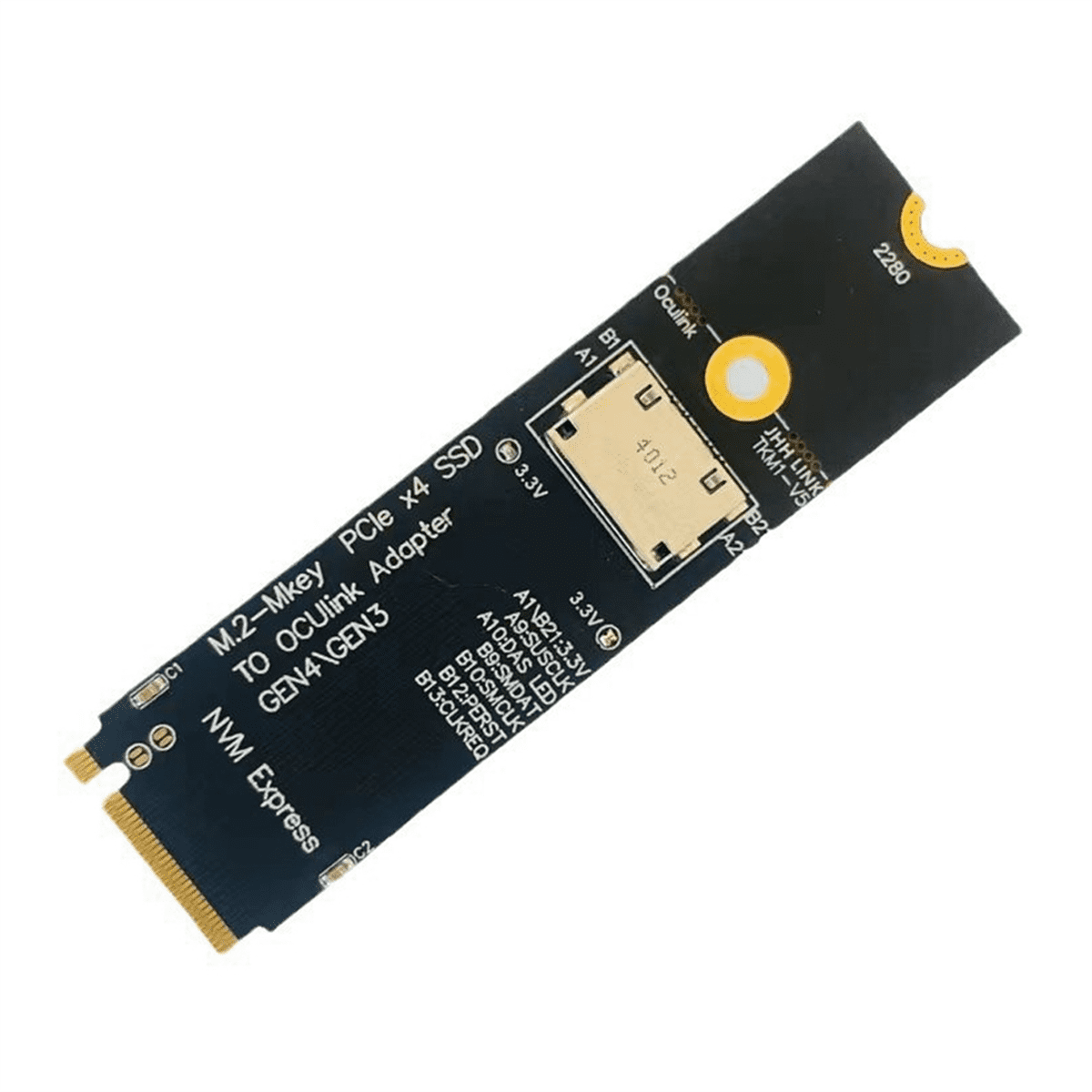 M.2 M-Key PCIe X4 SSD to OCUlink SFF-8612 Adapter Gen4/Gen3 for 2.5 ...