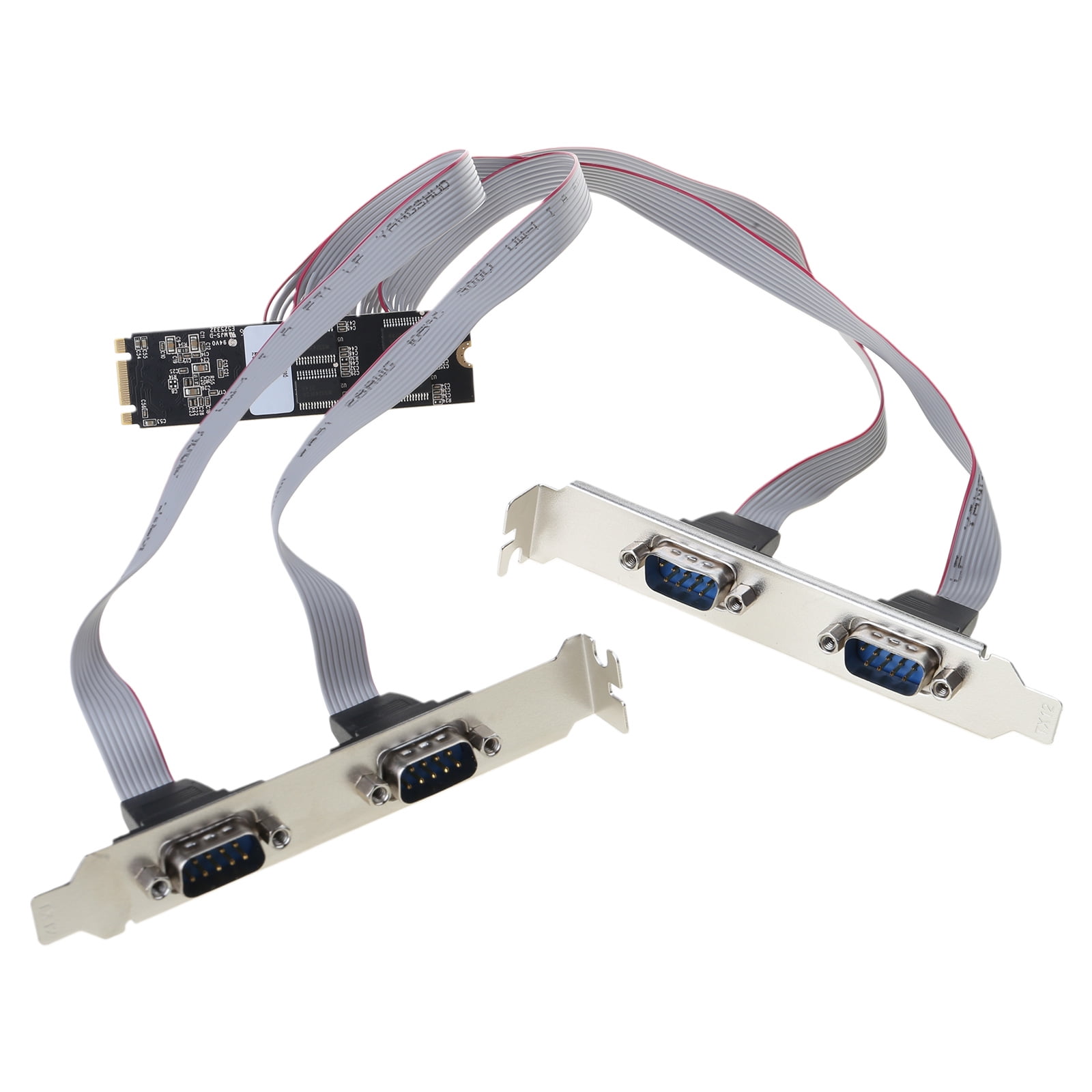 M.2 M-Key to 4 x RS232 COMM Serial Port M-Key Adapter DB9 Expansion ...