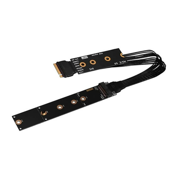 M.2 Mkey Extension Cable For NVMe SSD PCIe 5.0 X4 Gen5 For 2280 22110 ...