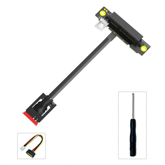 M.2 NGFF A/E Key to PCIe 1X 4X 8X 16X Adapter Cable, PCIE Extension ...