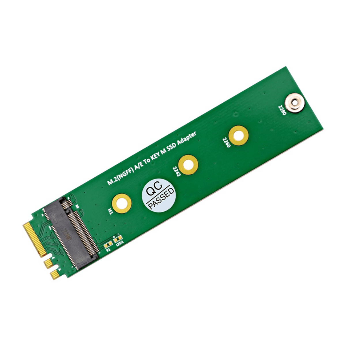 M.2 NGFF A/E to Key-M SSD Adapter Converter A+E M2 NVME Riser Board ...