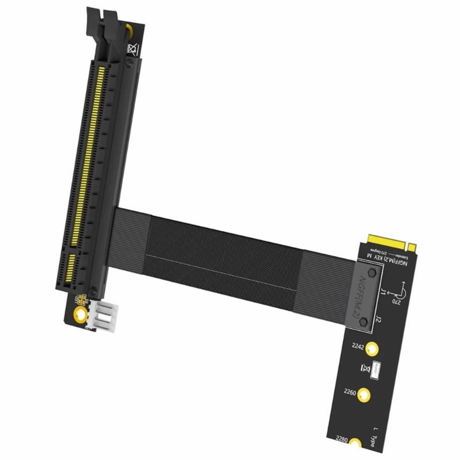 M.2 NGFF Key M to PCIE 16X Graphics Card Risers Adapter Card, Nvme to ...