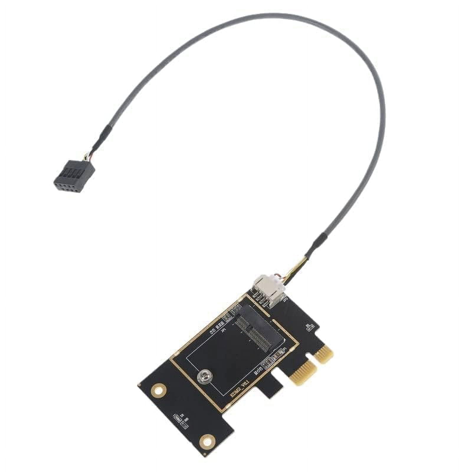 M.2 NGFF Wireless Card to PCI-e 1X Adapter M.2 Bluetooth-compatible ...