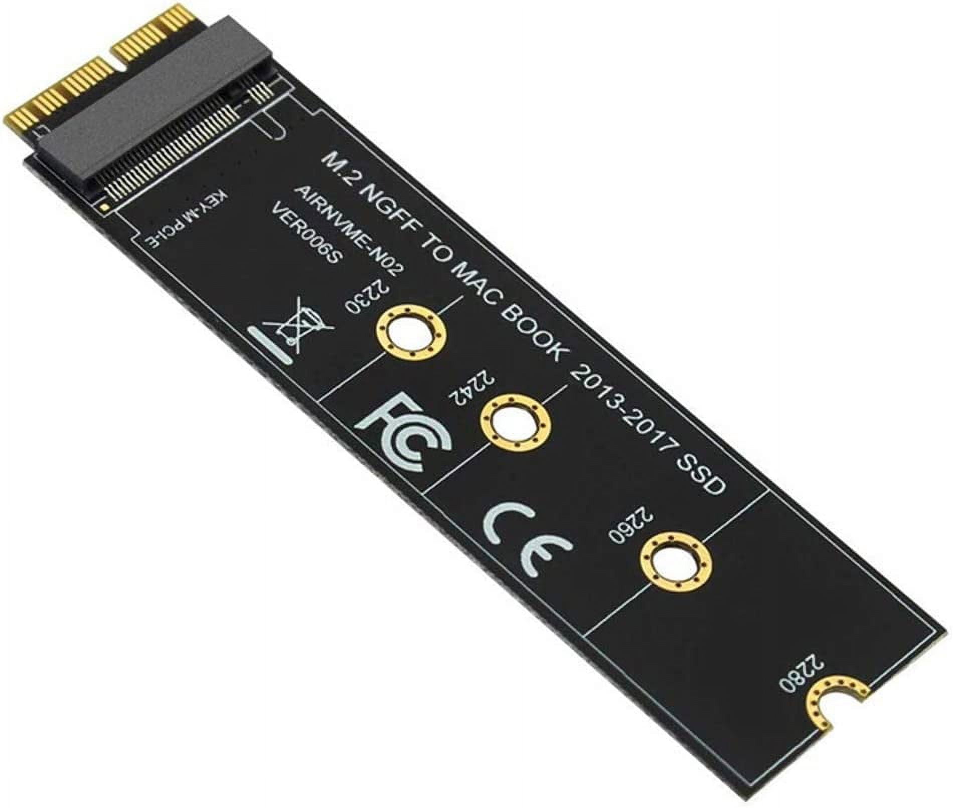 M.2 NVME SSD Convert Adapter Card for Upgrade MacBook Air ( 2013-2017 ...