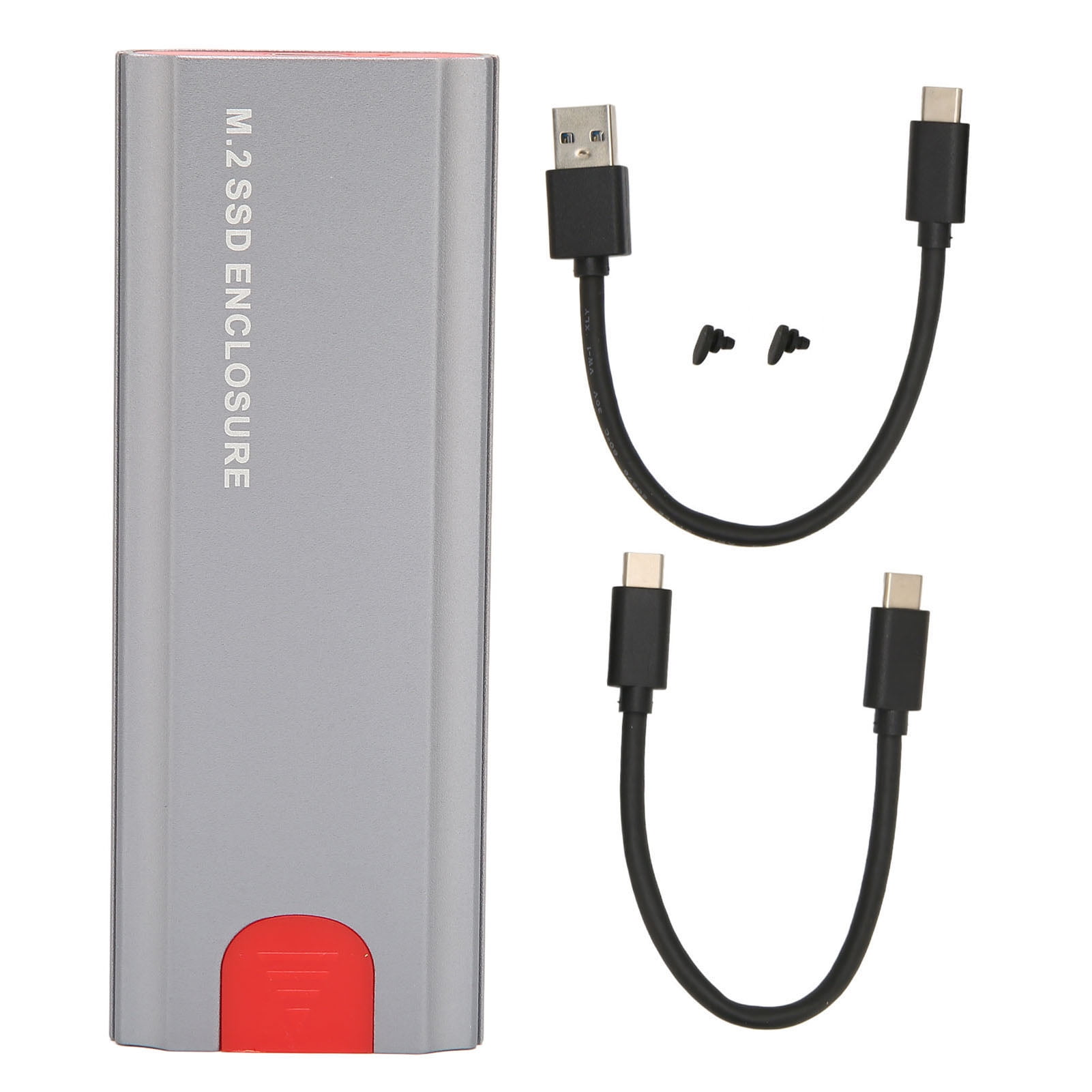 M.2 NVME SSD Enclosure 10Gbps High Speed Transmission PCIe NVMe m Key M ...