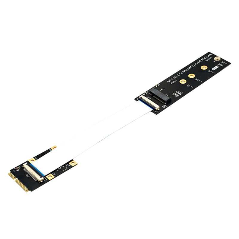 M.2 NVME SSD to Mini PCI-E Adapter with FFC Cable for M.2 M-Key 2230 ...