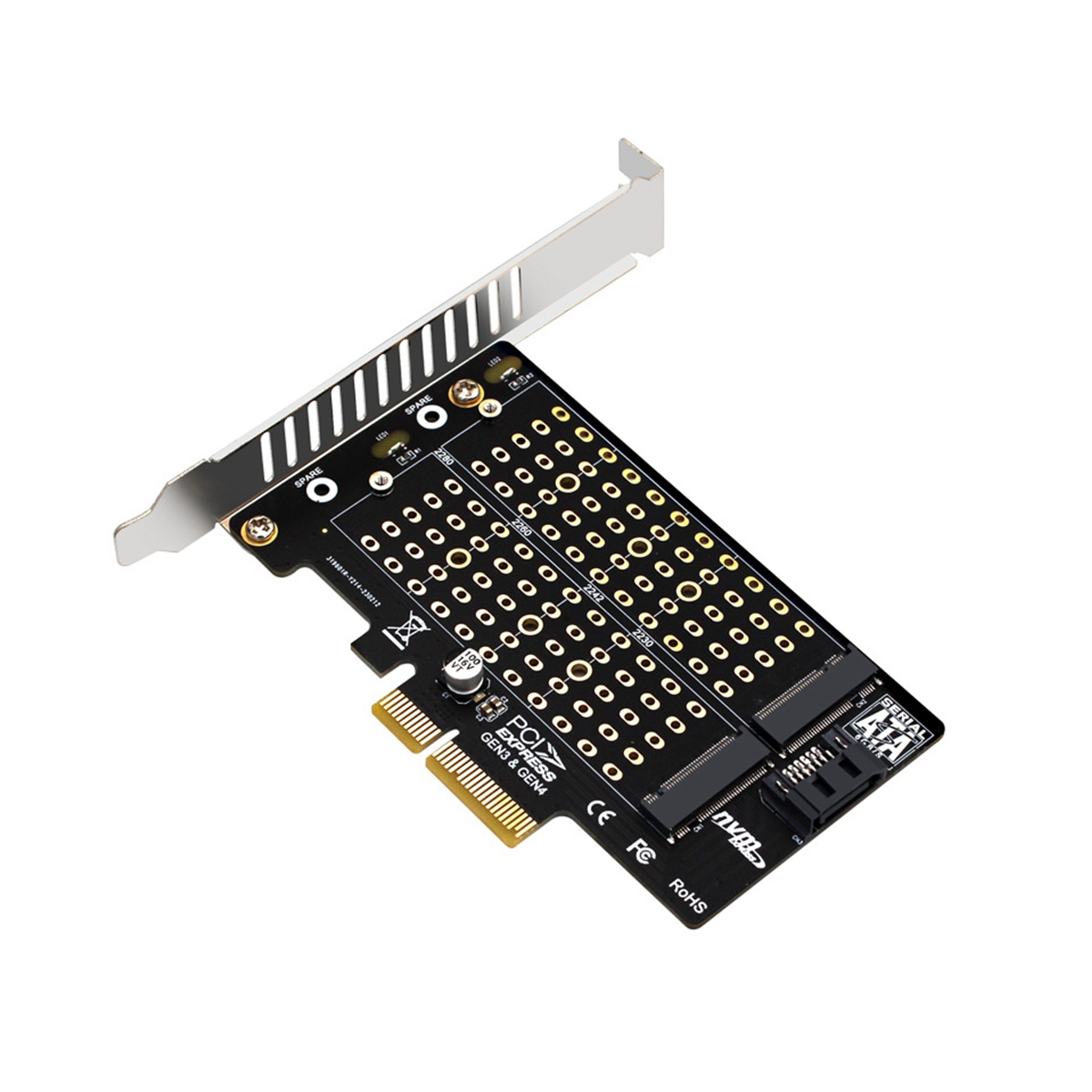 M.2 NVMe NGFF SSD To PCIE SATA Adapter PCIE To M2/M.2 Adapter SATA M.2 ...