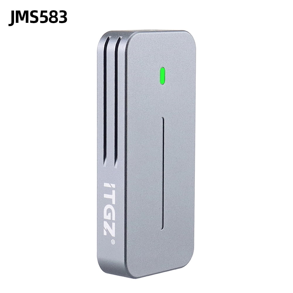 M.2 NVMe SSD Case SSD Enclosure M-key for 2230/2242 M.2 SSD (JMS583 ...