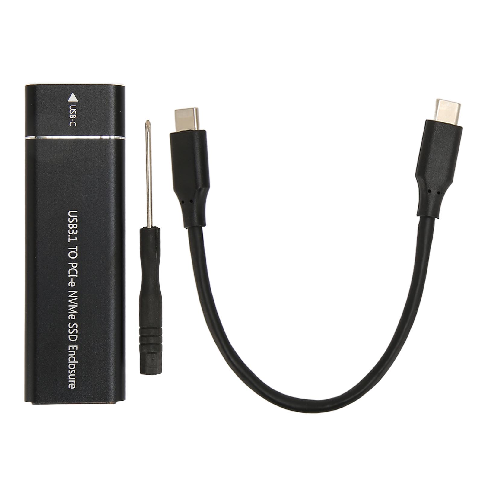 M.2 NVMe SSD Enclosure 10Gbps 2TB USB 3.1 Type C UASP Protocol Type C ...