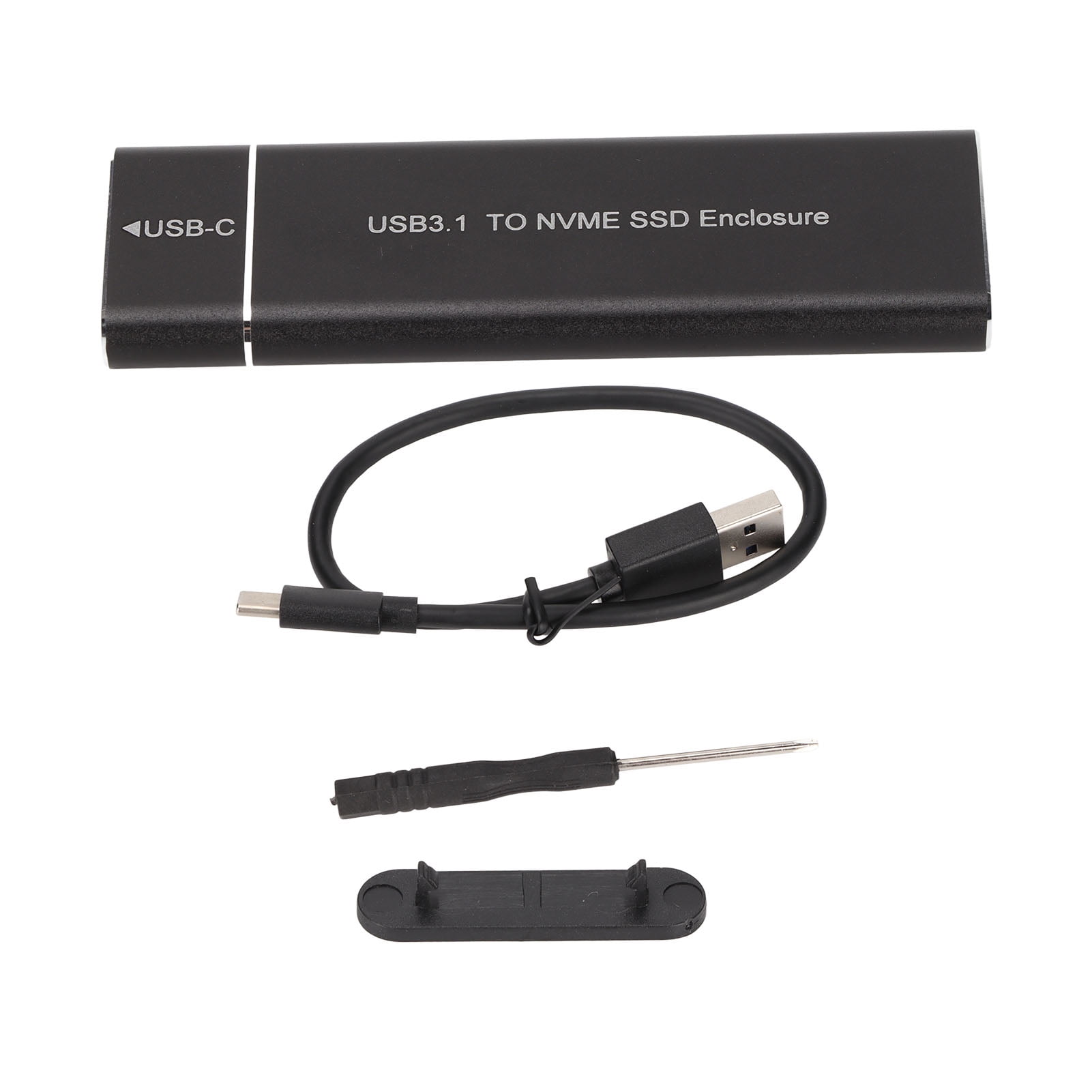 M.2 NVMe SSD Enclosure 6Gbps Ultrathin Type C Interface Aluminum Alloy ...