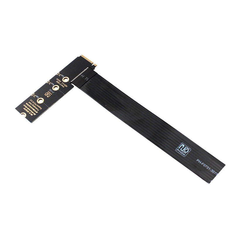 M.2 NVMe SSD Extension Cable PCIe 4.0 X4 M-Key High-Speed Data Transfer ...