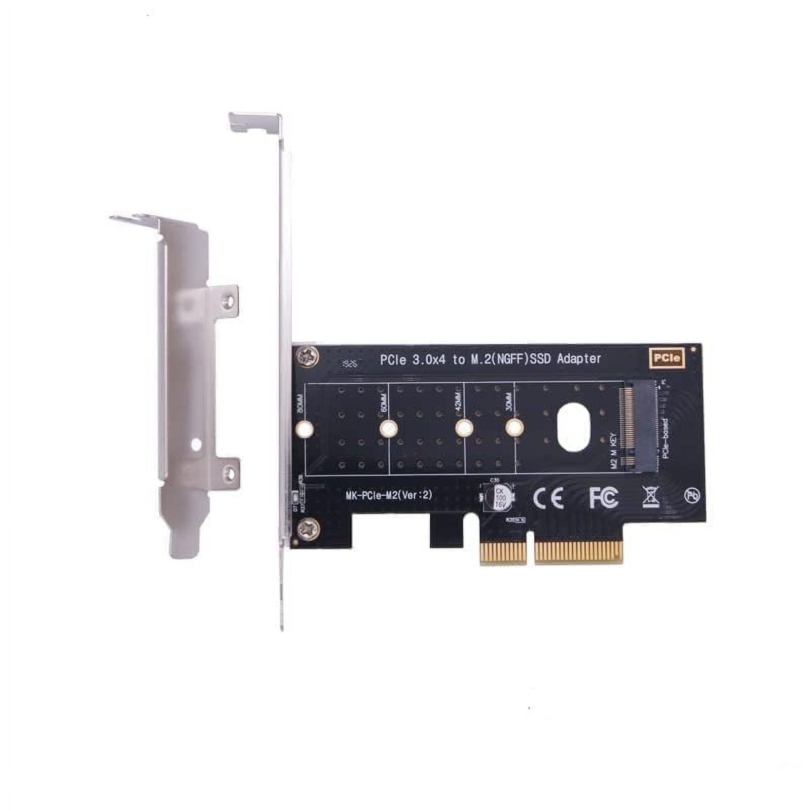 M.2 NVMe SSD NGFF to PCIE X4 Adapter M Key Interface Card Support PCI-e ...