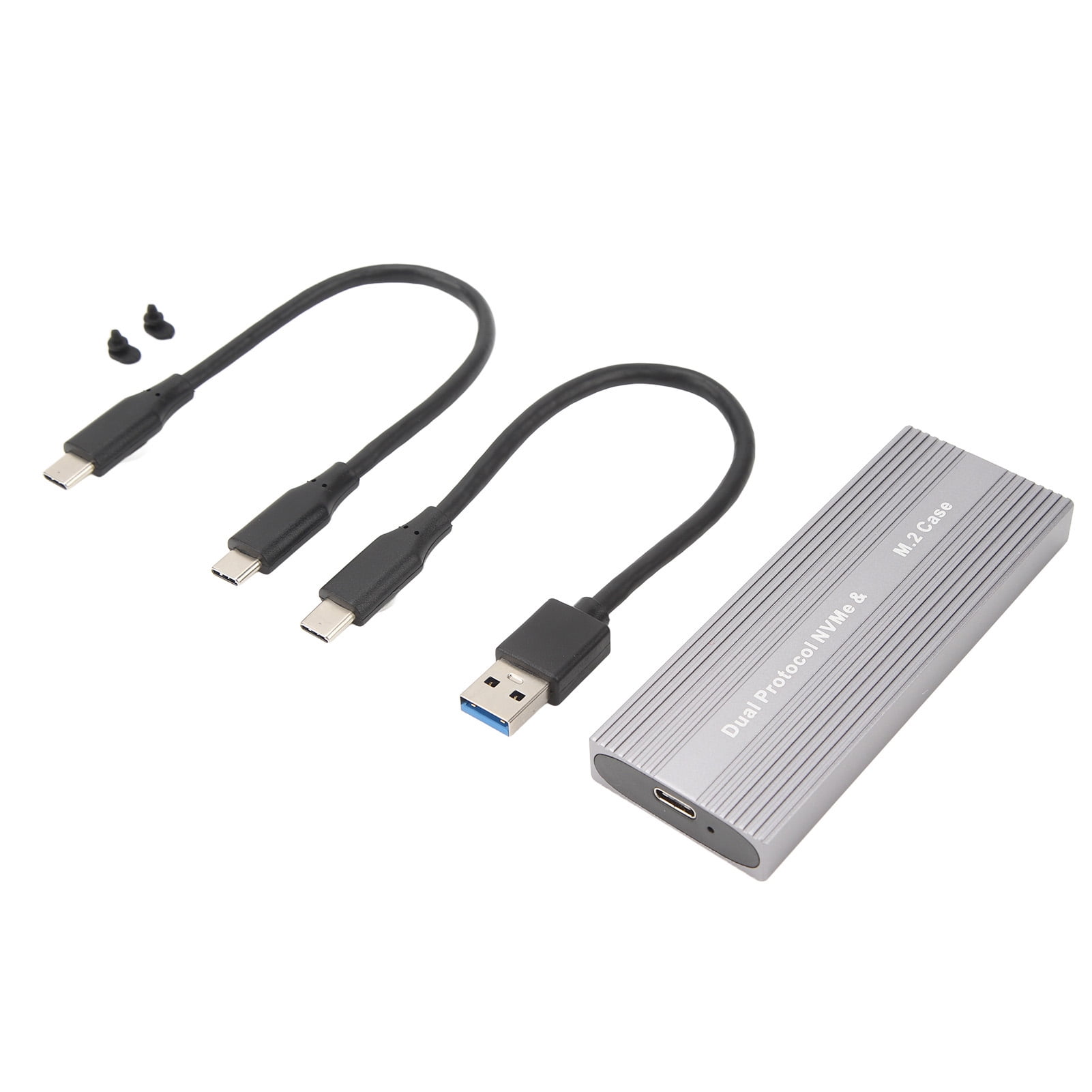 M.2 Nvme PCIE NGFF SATA SSD Enclosure Type C Port 10Gbps UASP Compliant ...