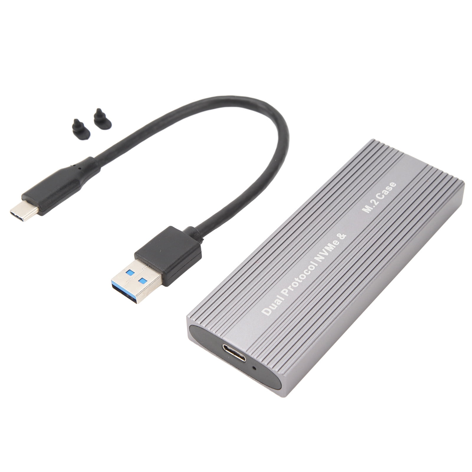 M.2 Nvme PCIE NGFF SATA SSD Enclosure Type C Port 10Gbps UASP Compliant ...