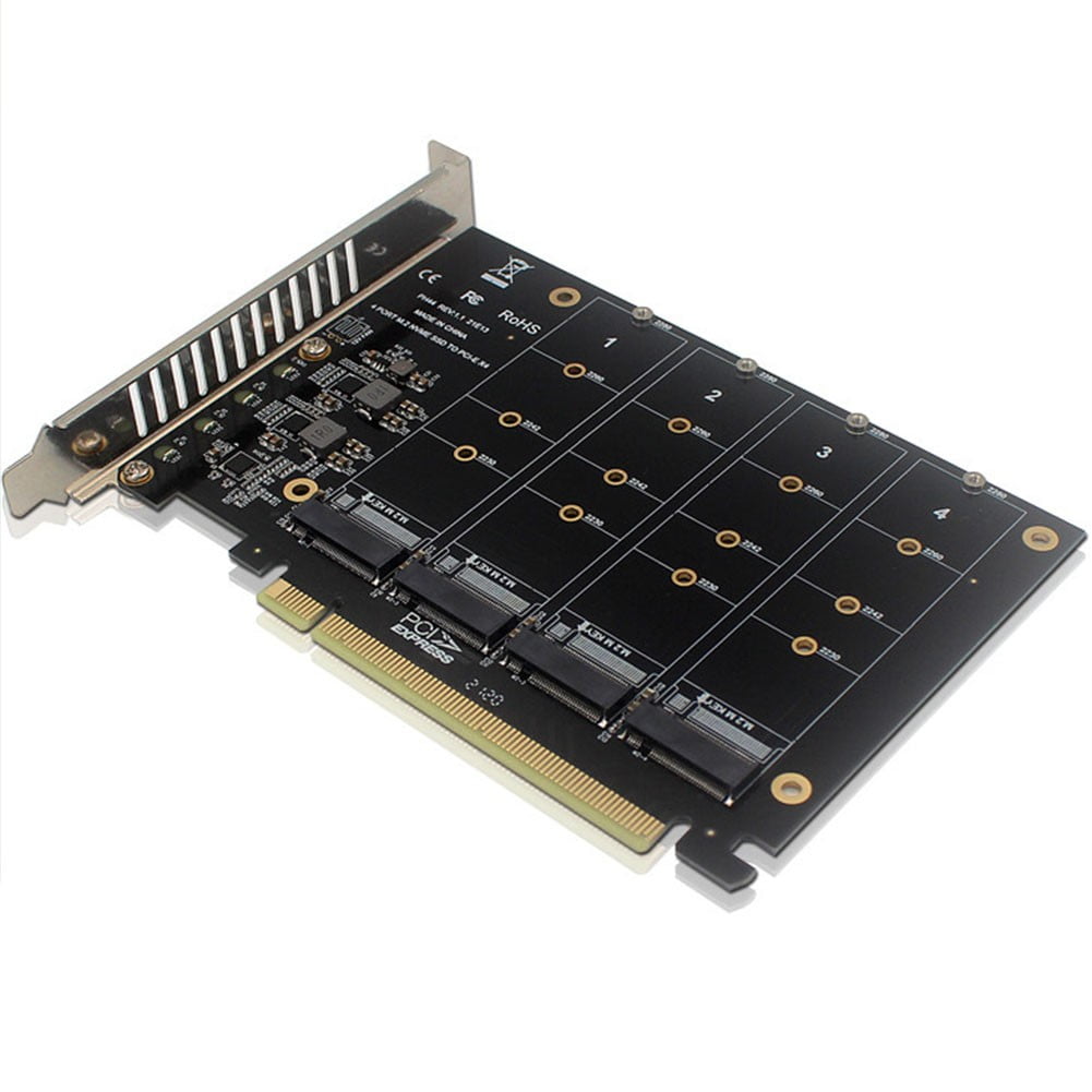M. 2 Nvme Ssds To For Pcie X16 Adapter Controller Expansion Card ...