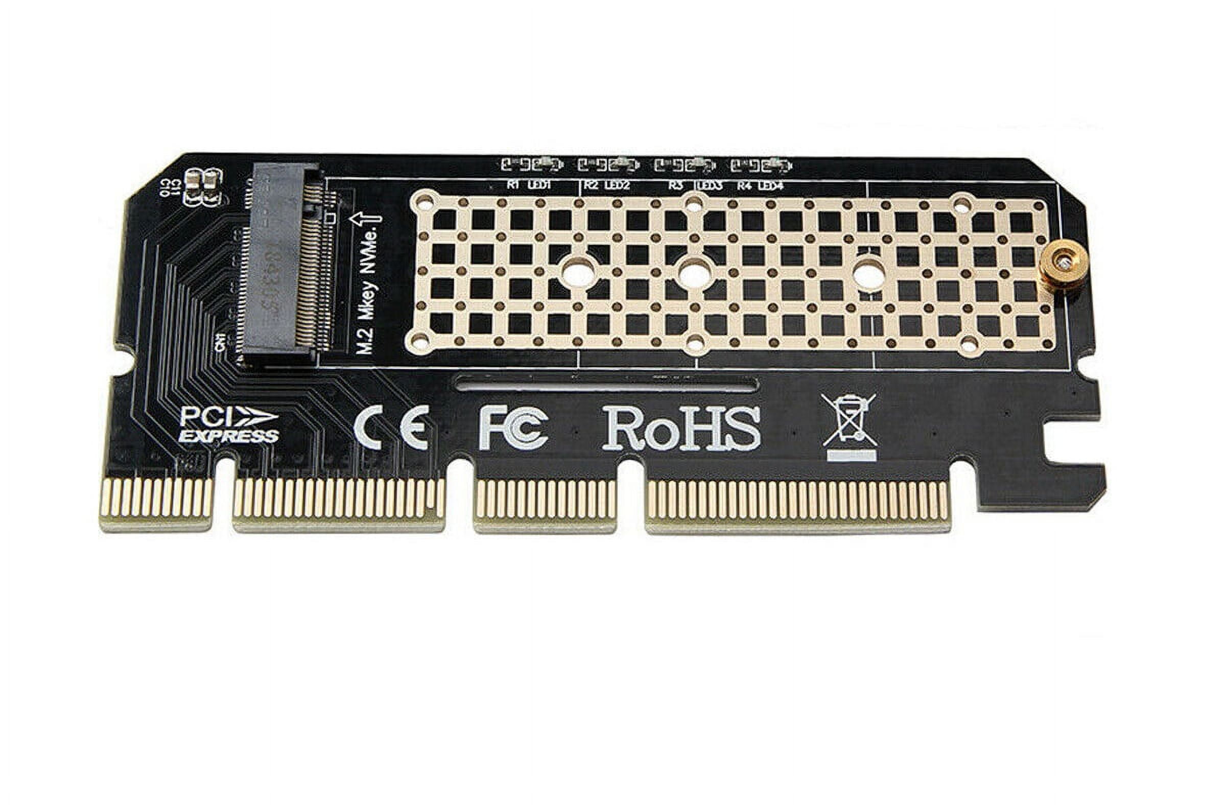 M.2 PCIe NVMe SSD to PCI-E Express 3.0 X4 X8 X16 Adapter Card Full ...