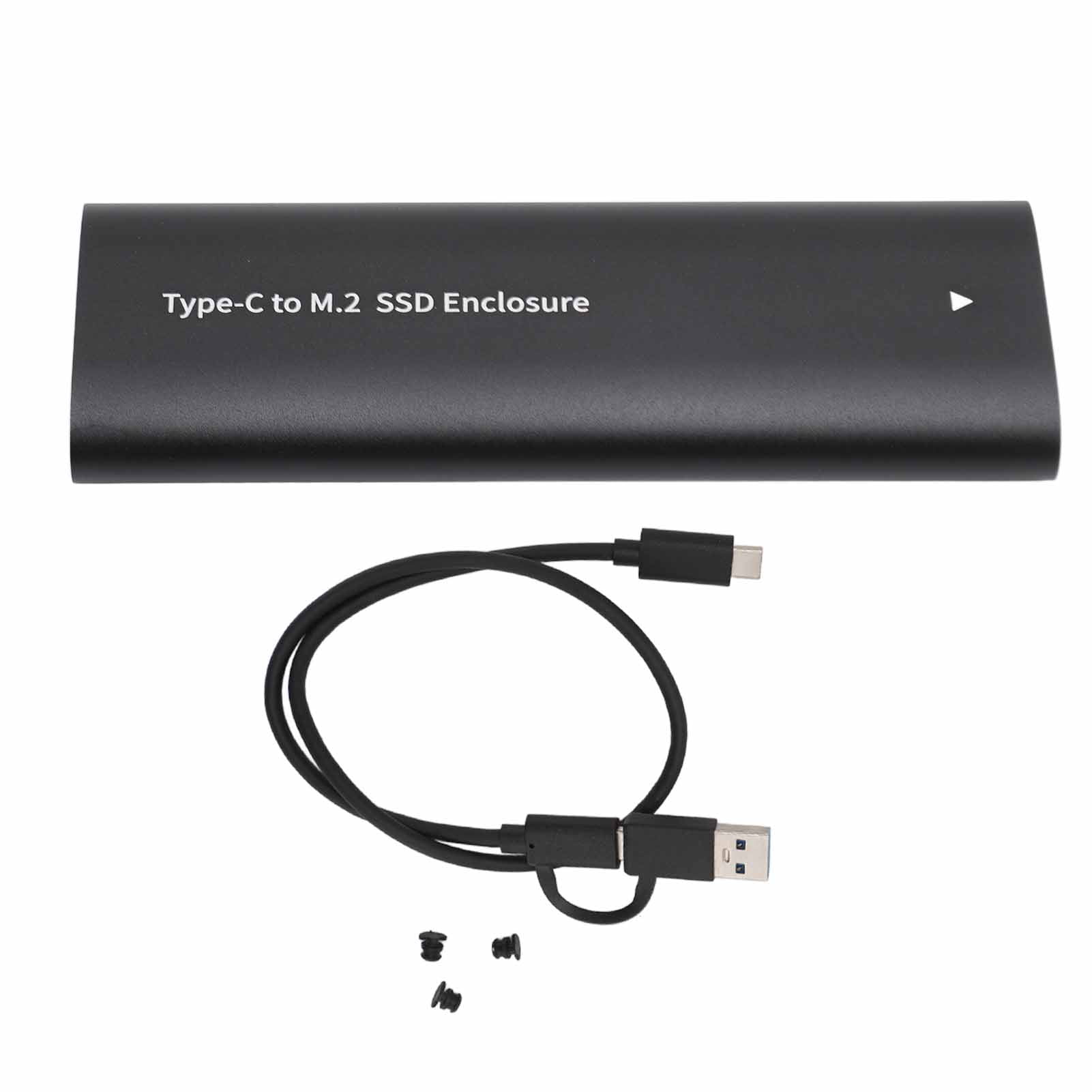 M.2 SATA Hard Drive Enclosure 5Gbps High Speed Tool Free USB C SATA SSD ...