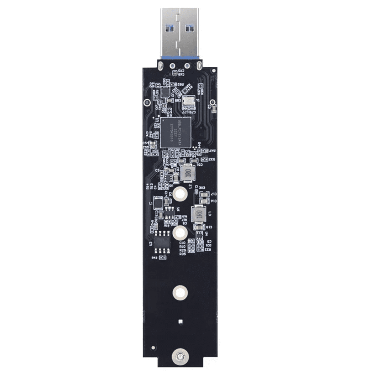 M.2 SATA NVMe SSD to USB 3.1 Adapter PCI-E to USB External Converter ...