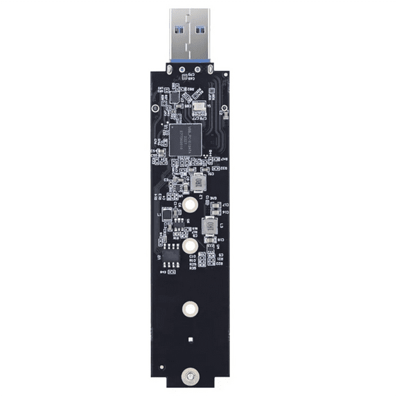 M.2 SATA NVMe SSD to USB 3.1 Adapter PCI-E to USB External Converter ...