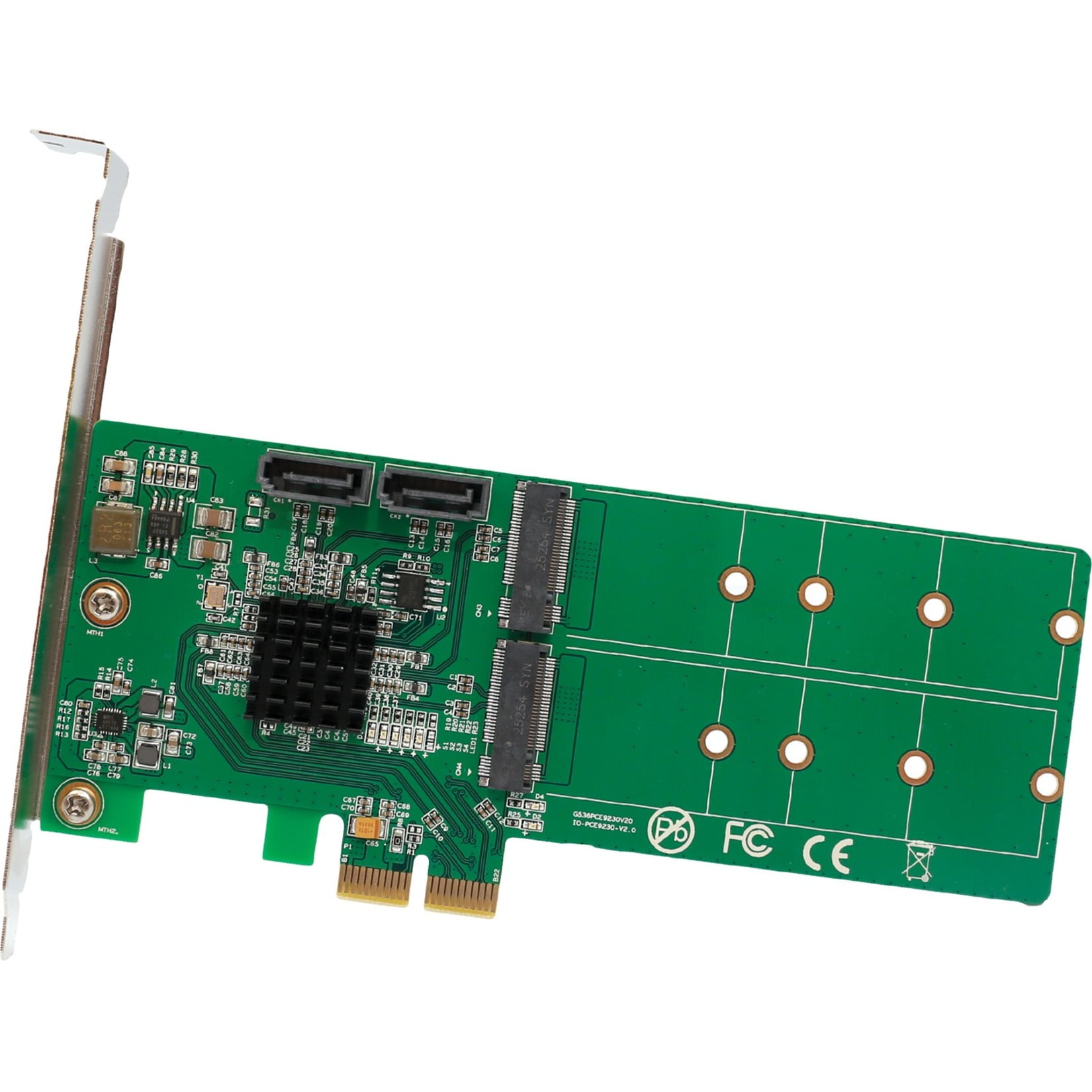 M.2 + SATA TO PCI-E HARDWARE X2 RAID CARD B OR B+M KEY - Walmart.com