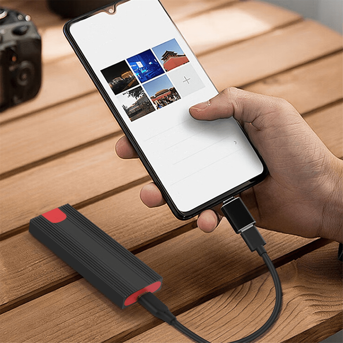 M.2 SSD Enclosure 10Gbps, PCIe Case for NGFF, Tool-Free Adapter, Hard ...