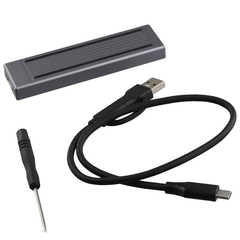 M.2 SSD HDD Enclosure NGFF RGB Cool Light Multi-Function Convenient HDD ...