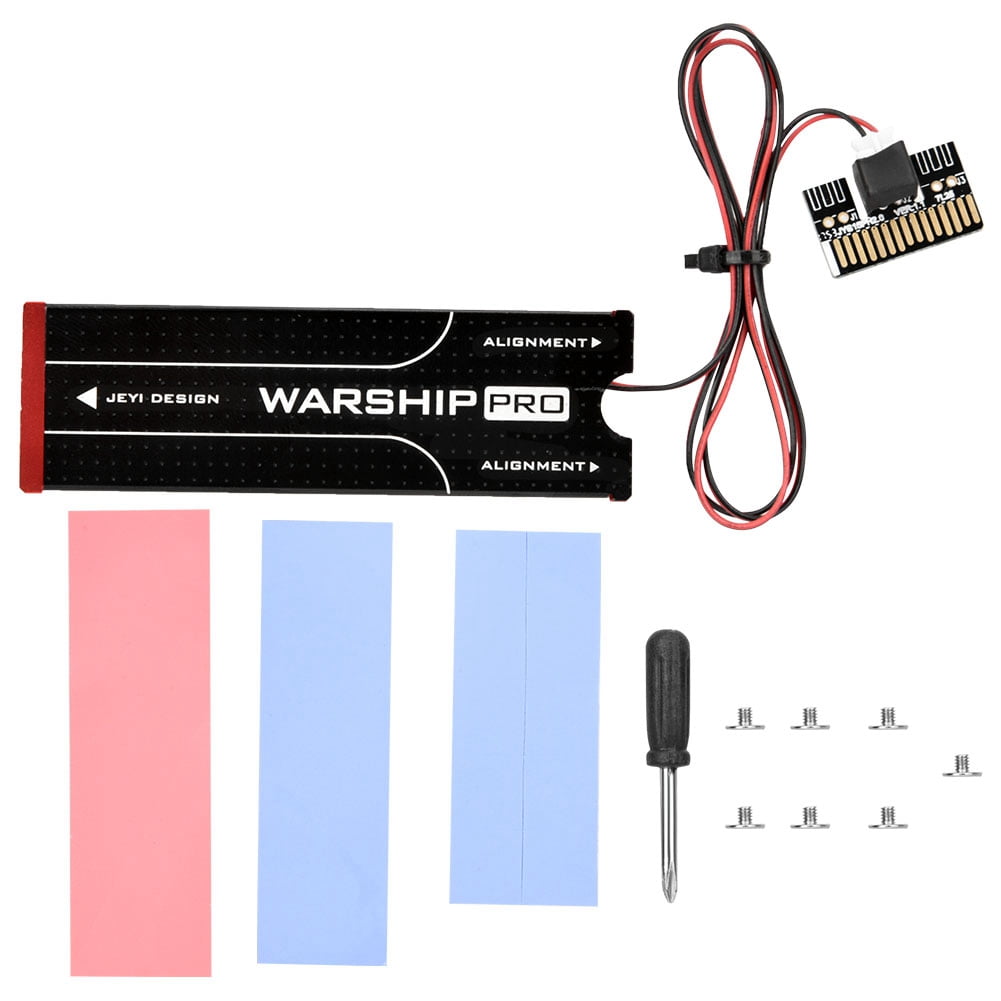 M.2 SSD Heat Dissipation Radiator Red Aluminum Cooling Device - Walmart.com