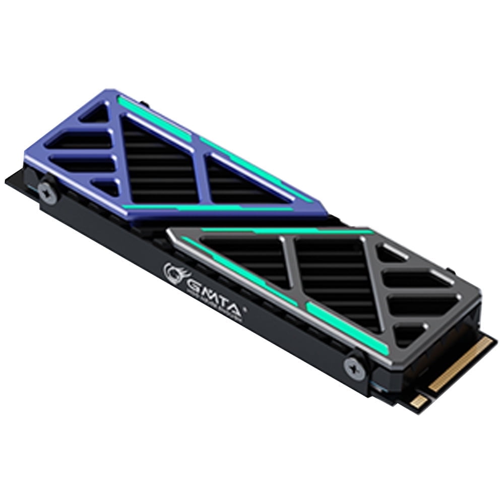 M.2 SSD Heatsink,Magnesium Aluminum Alloy High-Efficiency Heatsink with ...