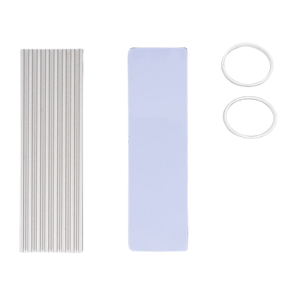 M.2 SSD Heatsink Thermal Pad Heatsink Aluminium Cooling with Silicone ...