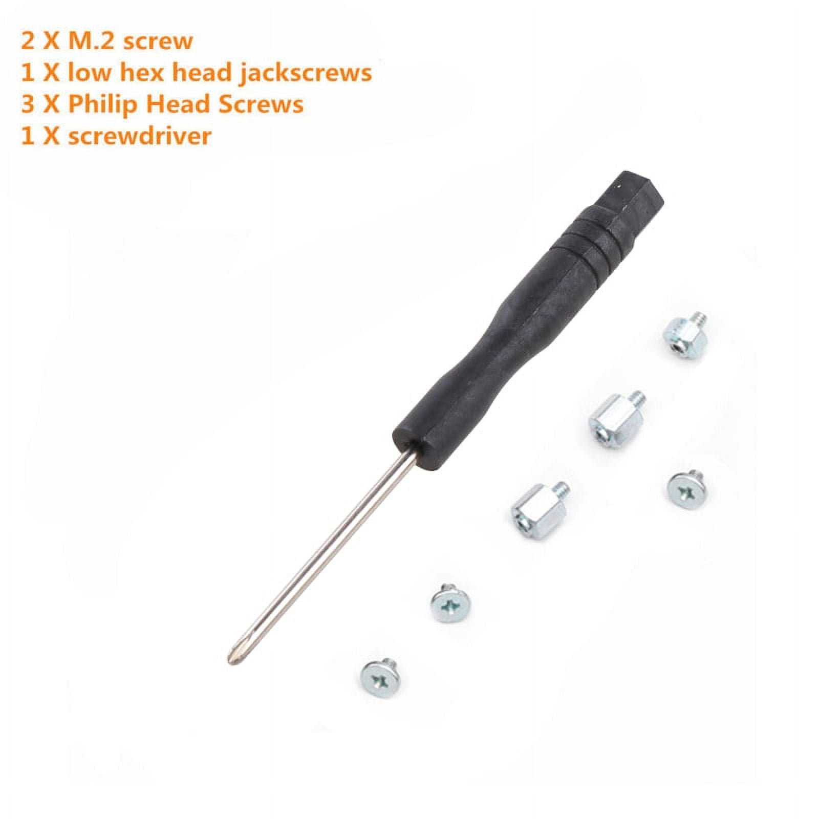 M.2 SSD Mounting Screw Kit - Standoffs & Hex Nuts for Laptop ...