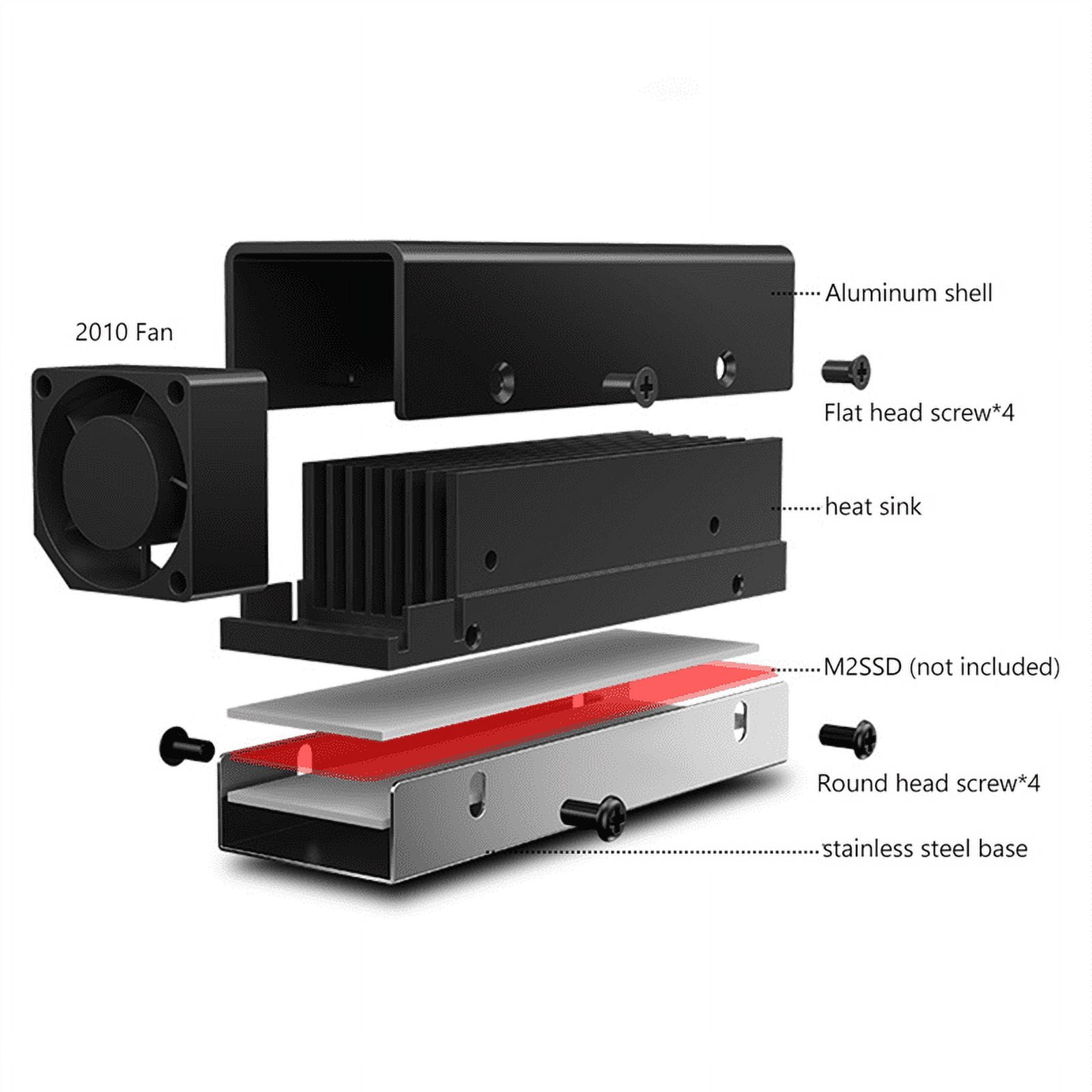 M.2 SSD NVMe Heat Sink Solid State Disk Air Circulation Radiator ...