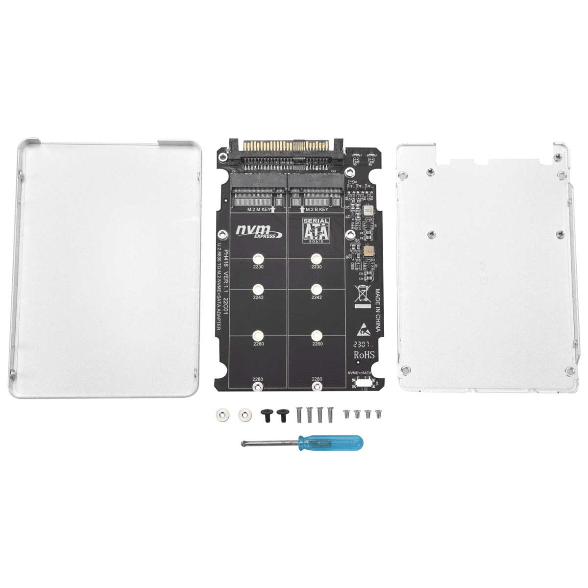M2 Ssd To U2 Adapter 2in1 Nvme And Sata Bus Ngff Pci E Sff 8639 Pcie