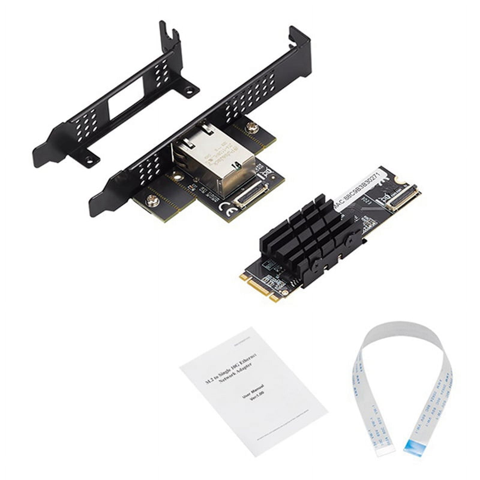M.2 Single-Port 10 Gigabit Network Adapter Electrical Port RJ45 Speed ...