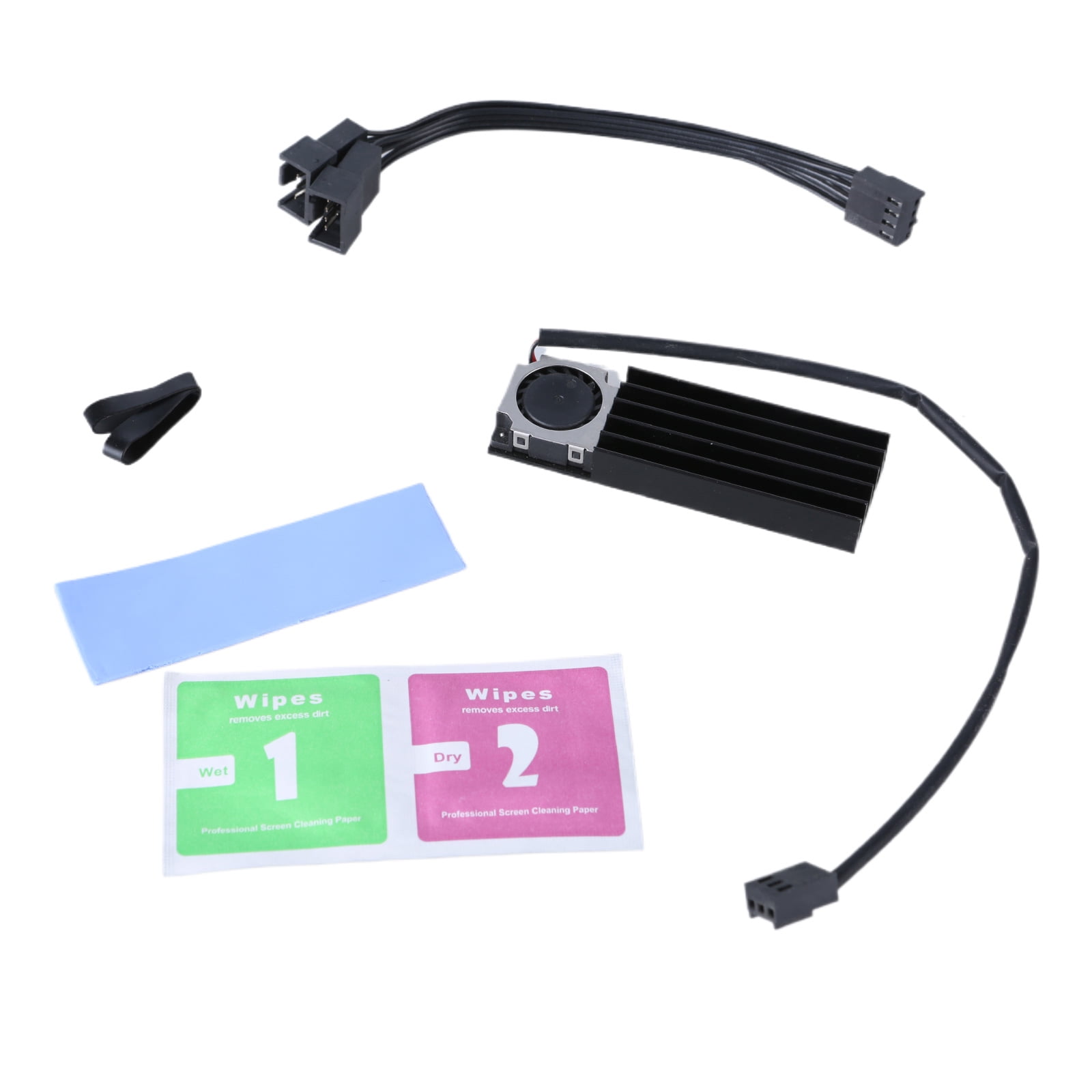 M.2 Solid Disk Drive Radiator Fan SSD Heat Dissipation Pad For Desktop ...