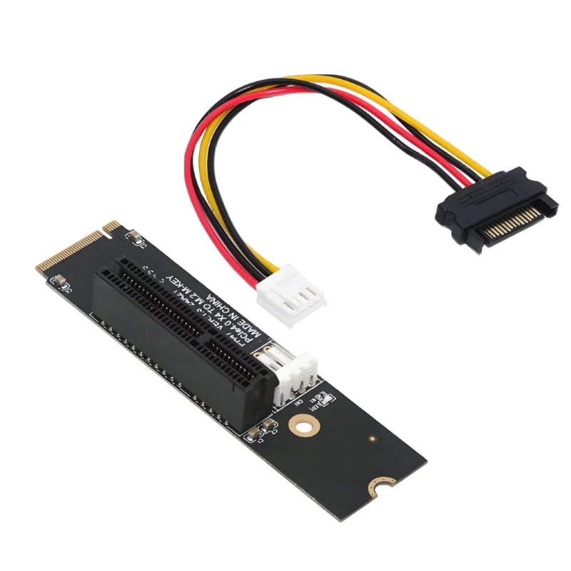 M.2 To PCIE 4X Power Adapter Card Fast Speed Data Transfer Transmission ...