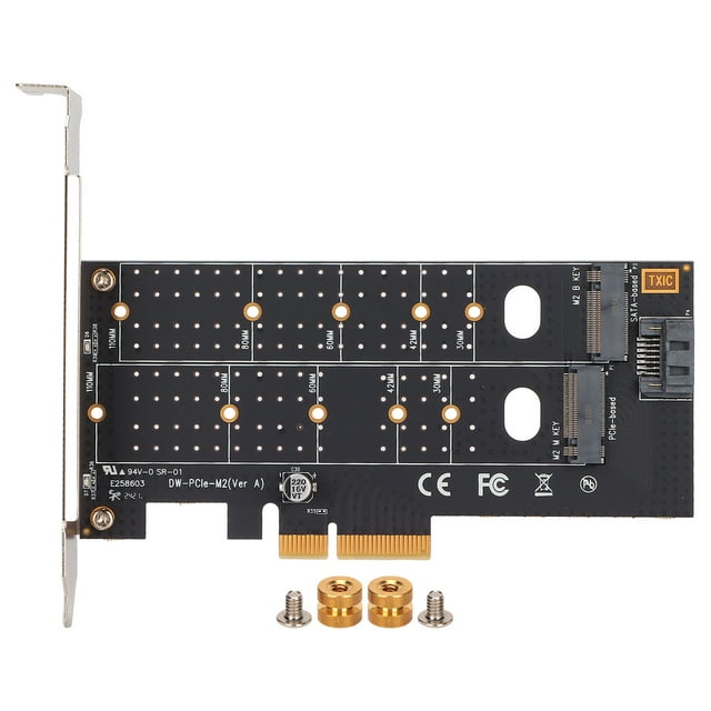 M.2 To Pcie Adapter PCB Porous Dual M.2 PCIE Adapter Expansion Card for ...