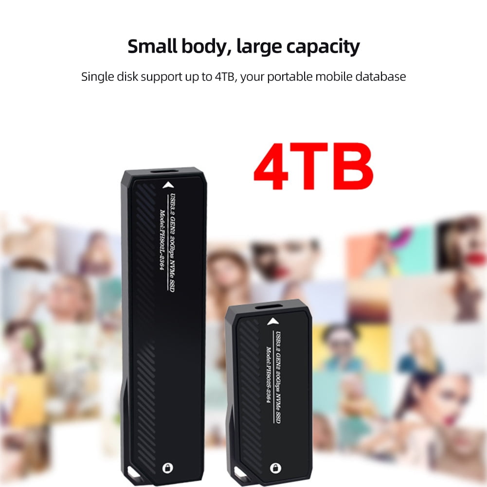 M.2 To Type-C External SSD Case B Key Support M2 SSD 2280/42/60 (Short ...