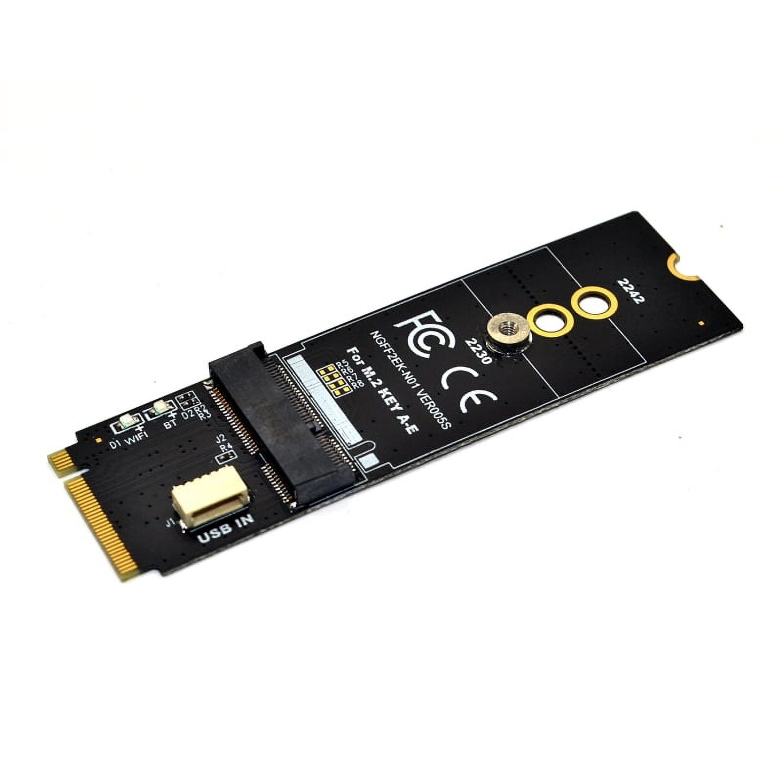 M.2 Wifi Adapter M.2 M Key to A+E Key Slot Wifi Bluetooth Network Card NGFF NVMe PCI express SSD ...